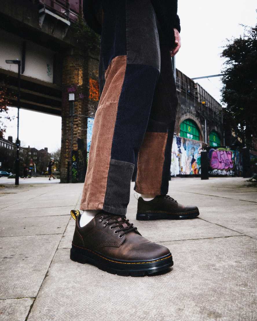 DR. MARTENS Dr. Martens Reeder Crazy Horse Leather Utility Shoes