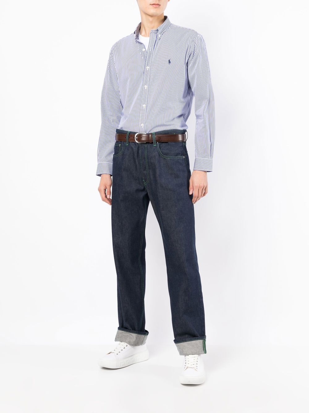POLO RALPH LAUREN pinstriped button-down shirt