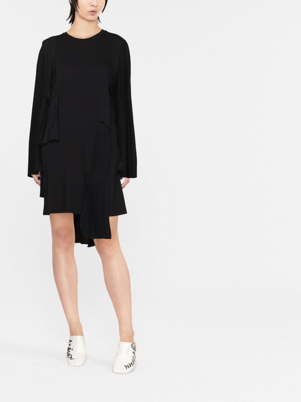 MAISON MARGIELA MM6 Maison Margiela Pleated Asymmetric Dress
