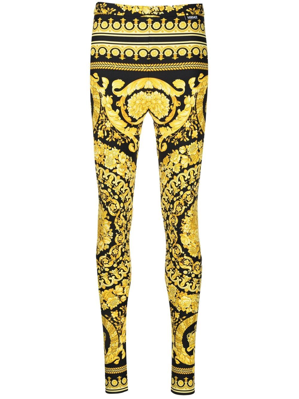 VERSACE barocco-print leggings