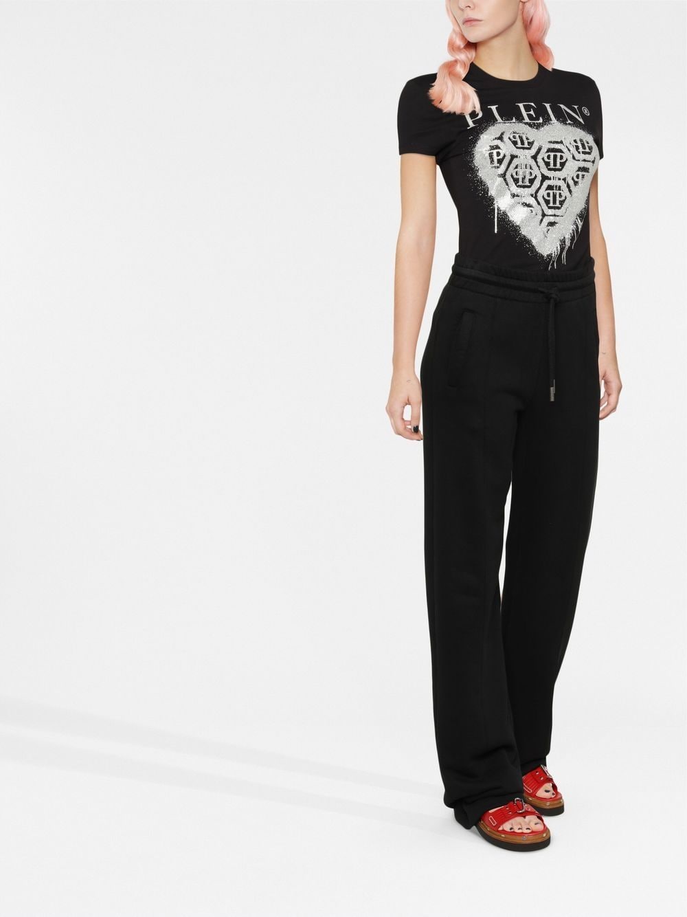 PHILIPP PLEIN Philipp Plein Logo-Print T-Shirt