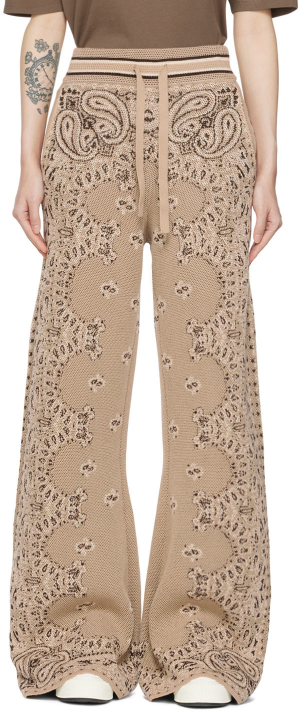 Amiri Bandana Lounge Pants In Taupe - 69% Off | Editorialist