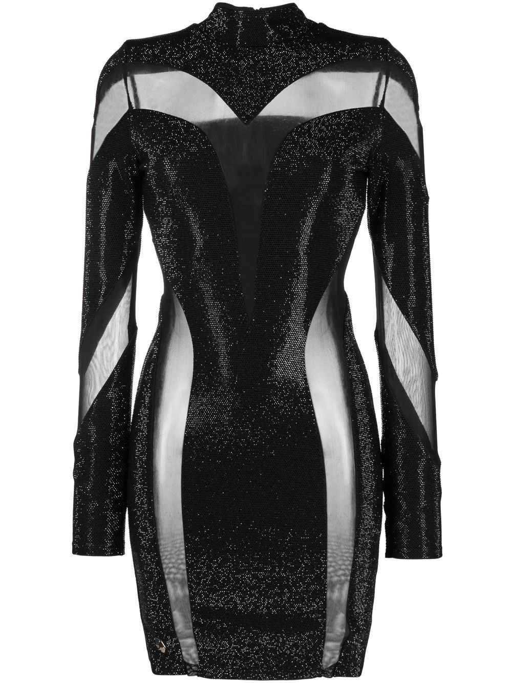 PHILIPP PLEIN Philipp Plein Crystal-Embellished Panelled Dress