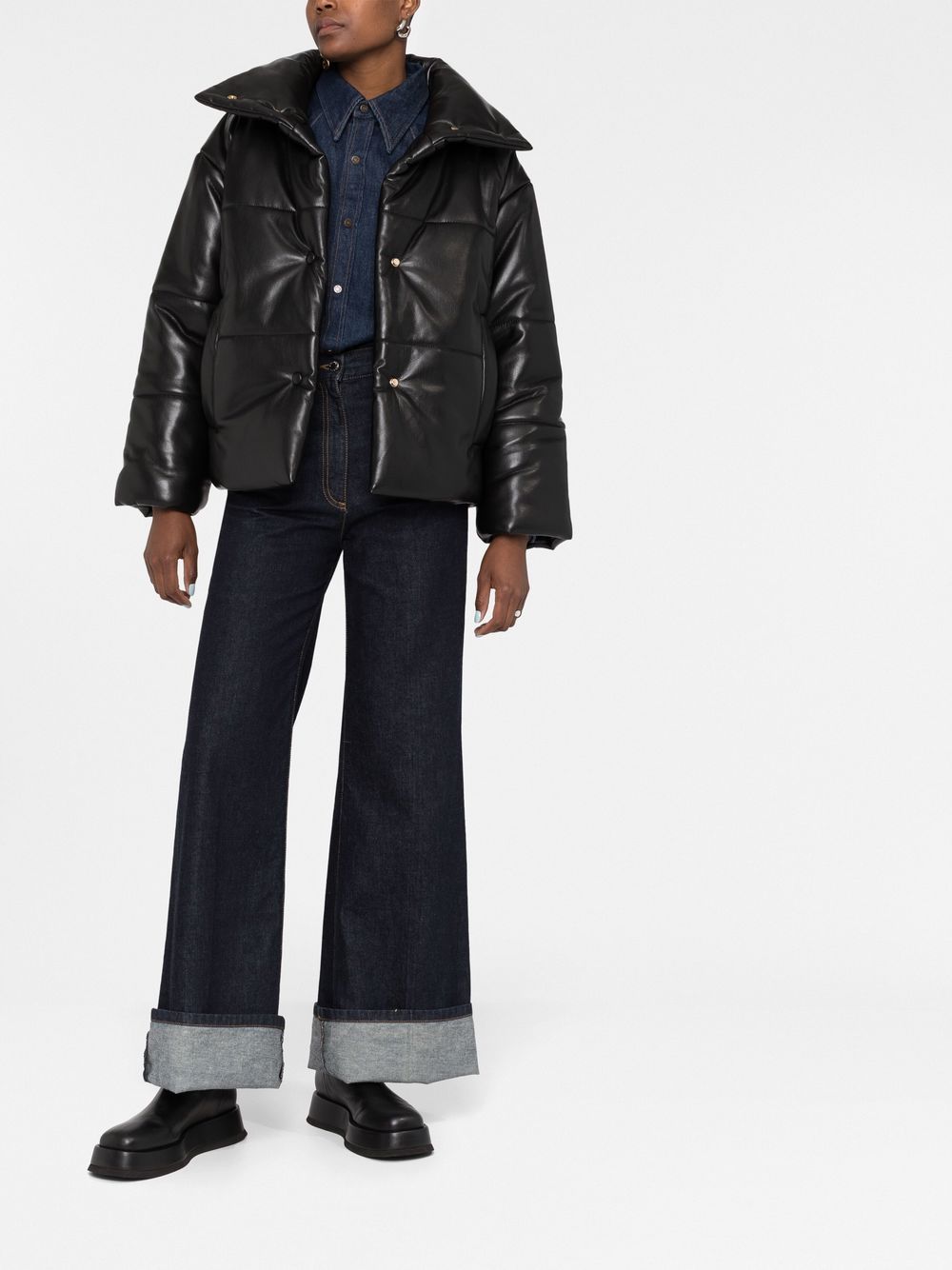 NANUSHKA Nanushka Hide Padded Faux-Leather Jacket