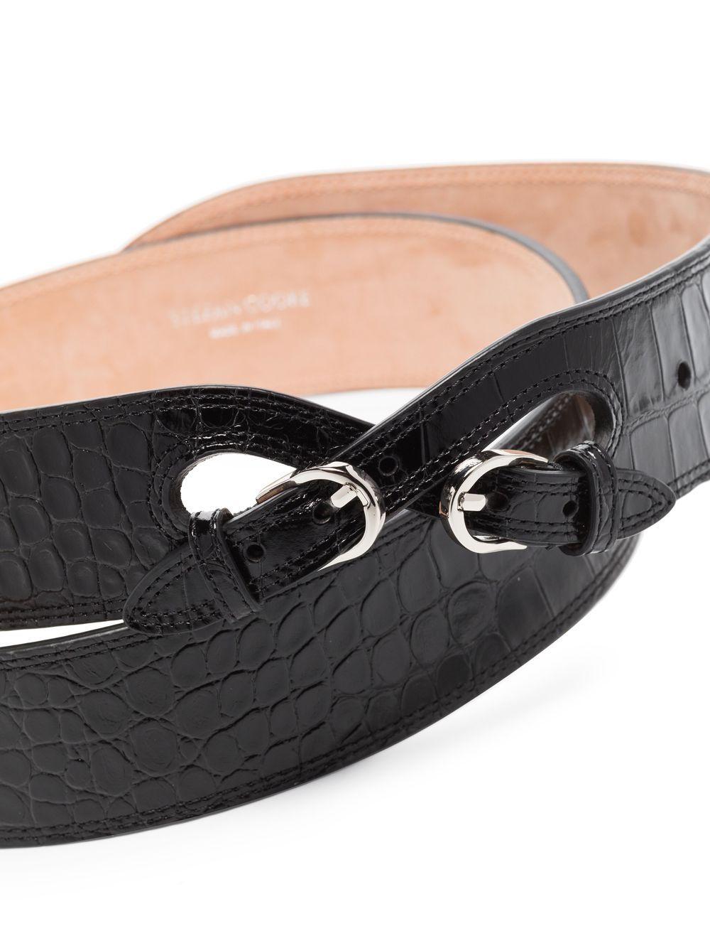 Stefan Cooke Infinity Motif Belt In Black - 60% Off | Editorialist