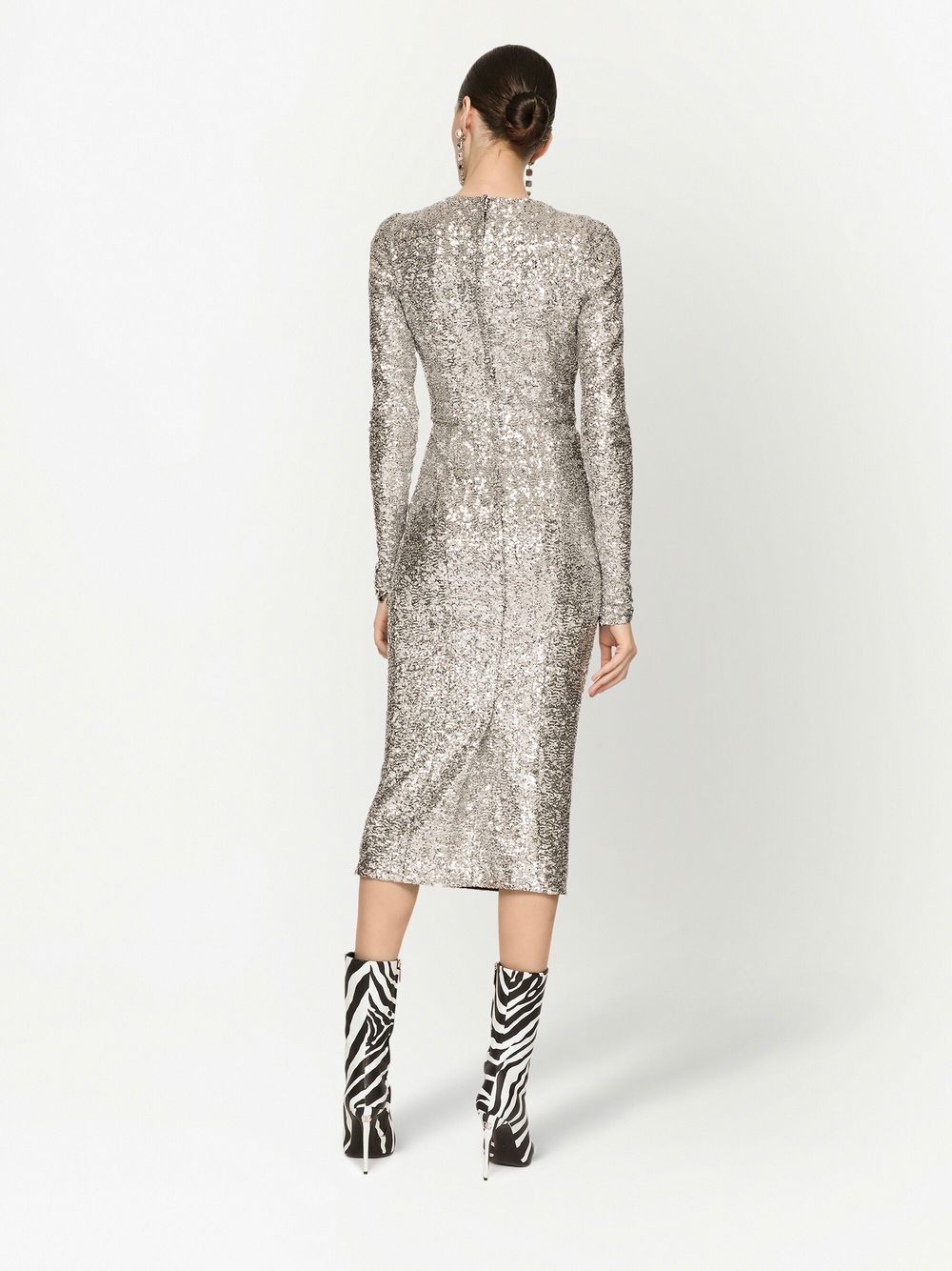 silver sequin kira wrap dress LORETTA SEQUIN WRAP MINI DRESS  AKIRA