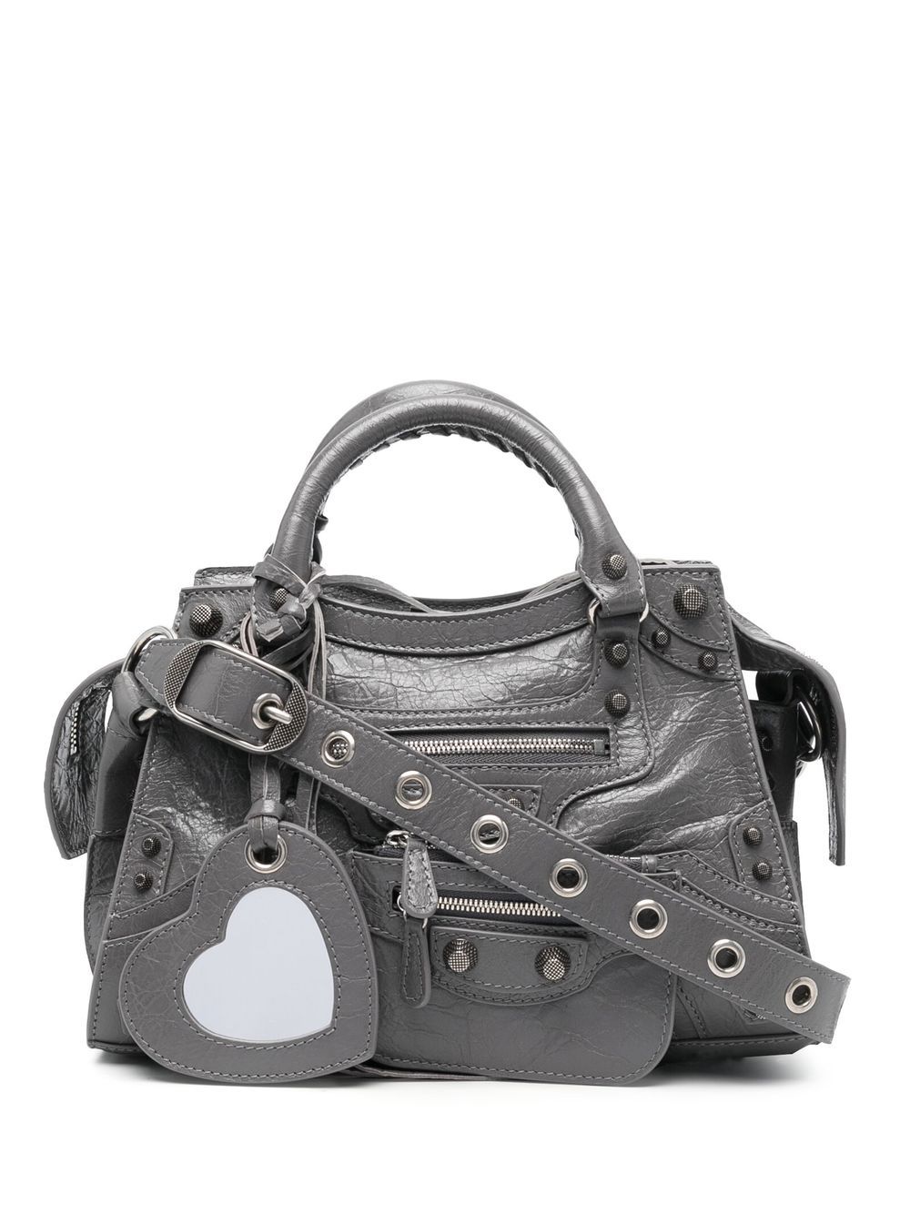 Balenciaga Neo Cagole Xs Shoulder Bag - Grey | Editorialist