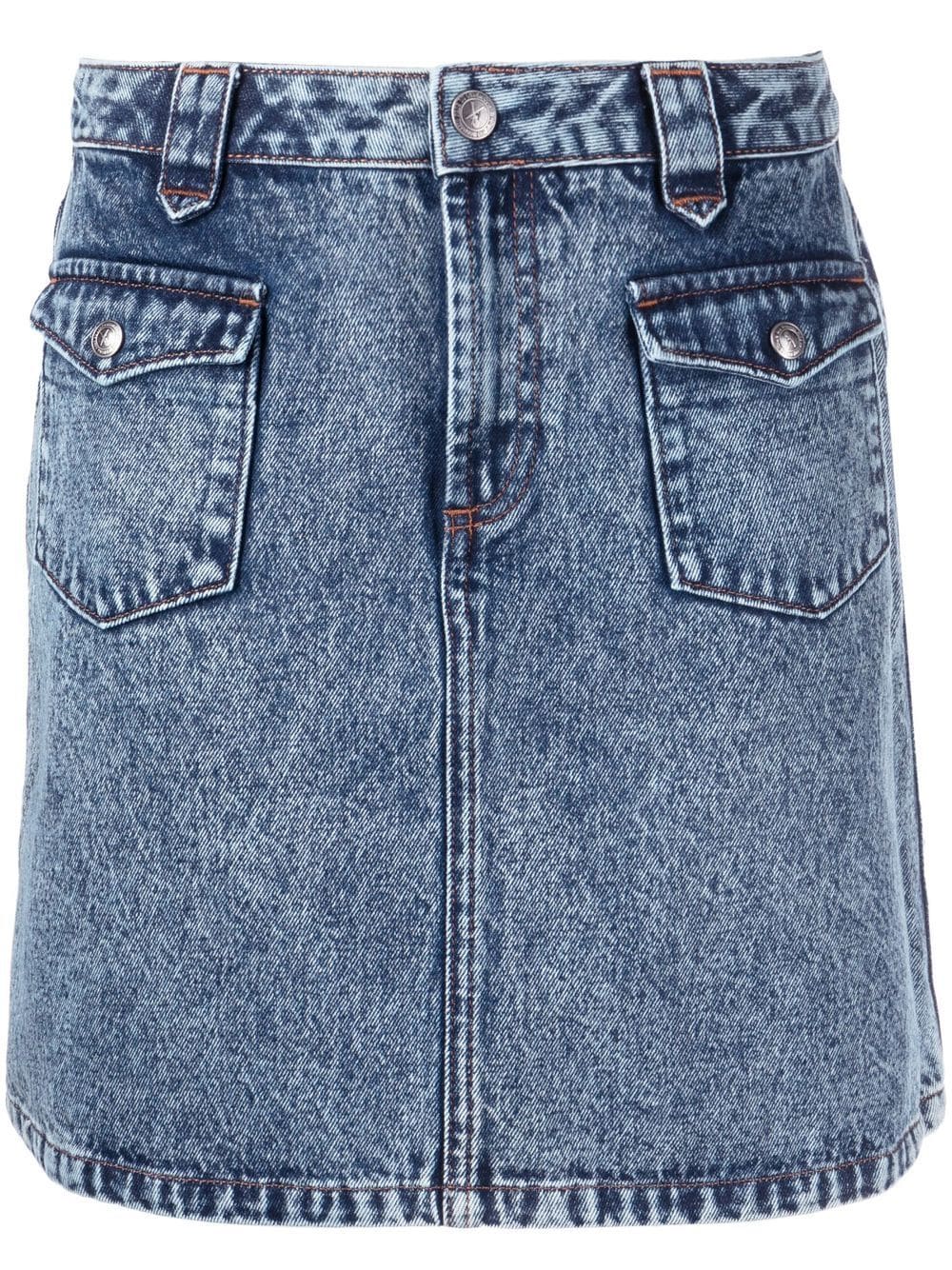 A.P.C. A.P.C. Manue Denim Mini Skirt