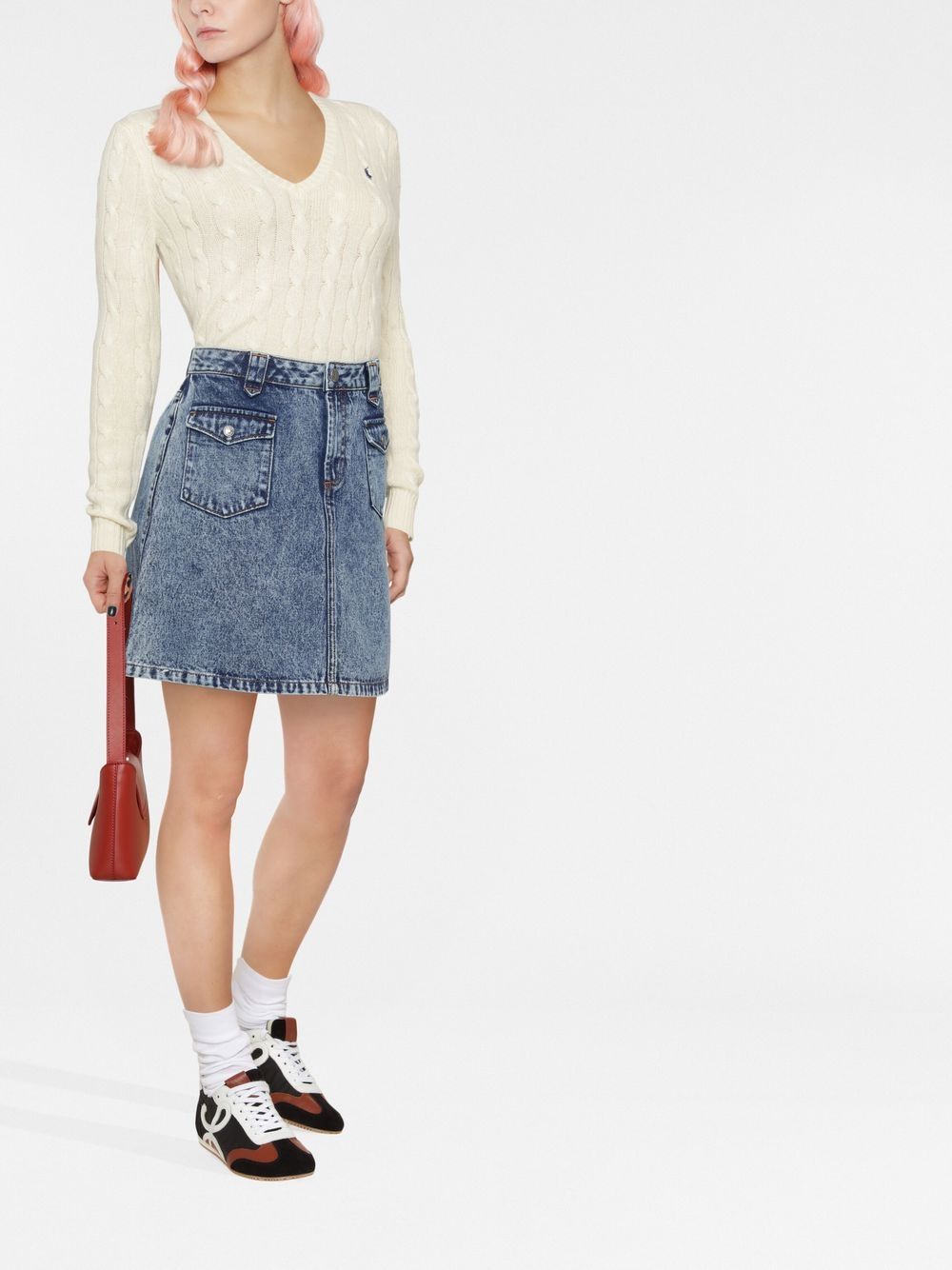 A.P.C. A.P.C. Manue Denim Mini Skirt