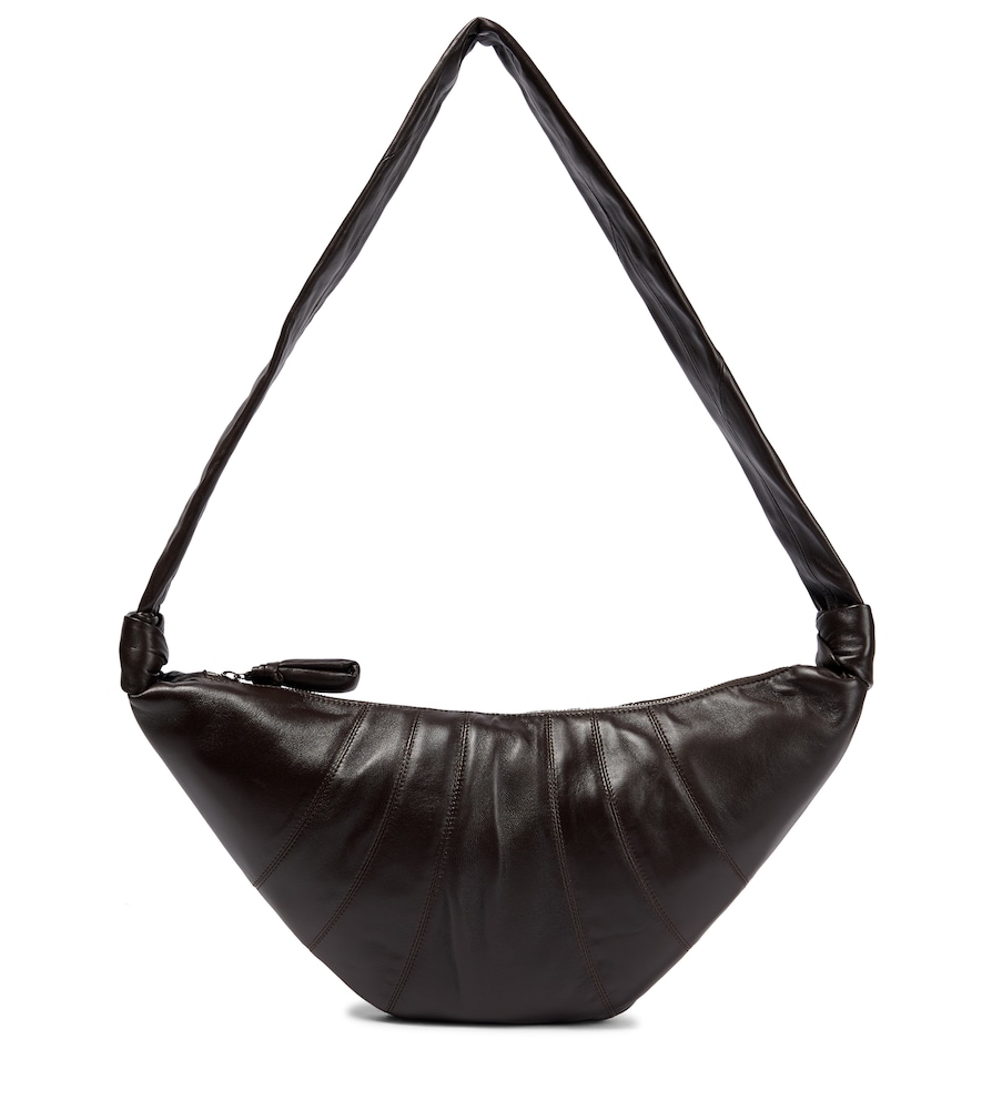 Lemaire Small Nappa Leather Croissant Bag - Brown | Editorialist