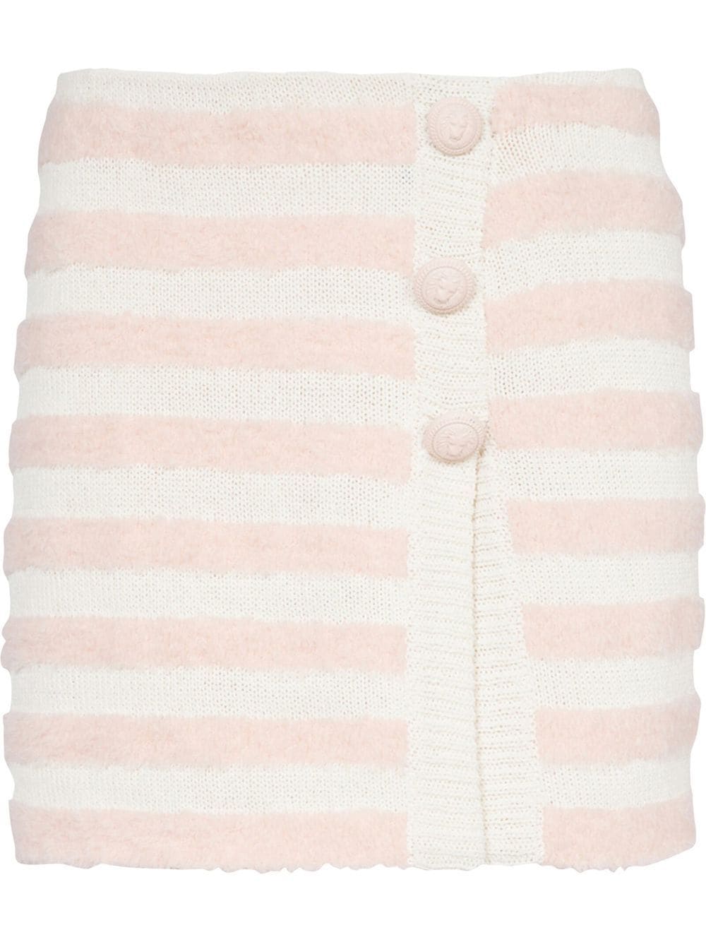 BALMAIN Balmain Striped Knitted Skirt
