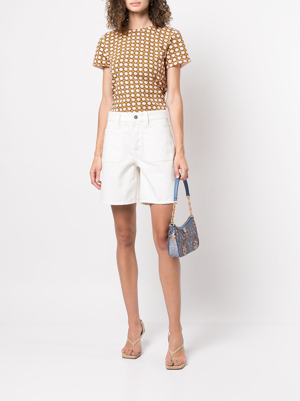 TORY BURCH Tory Burch Logo-Check T-Shirt