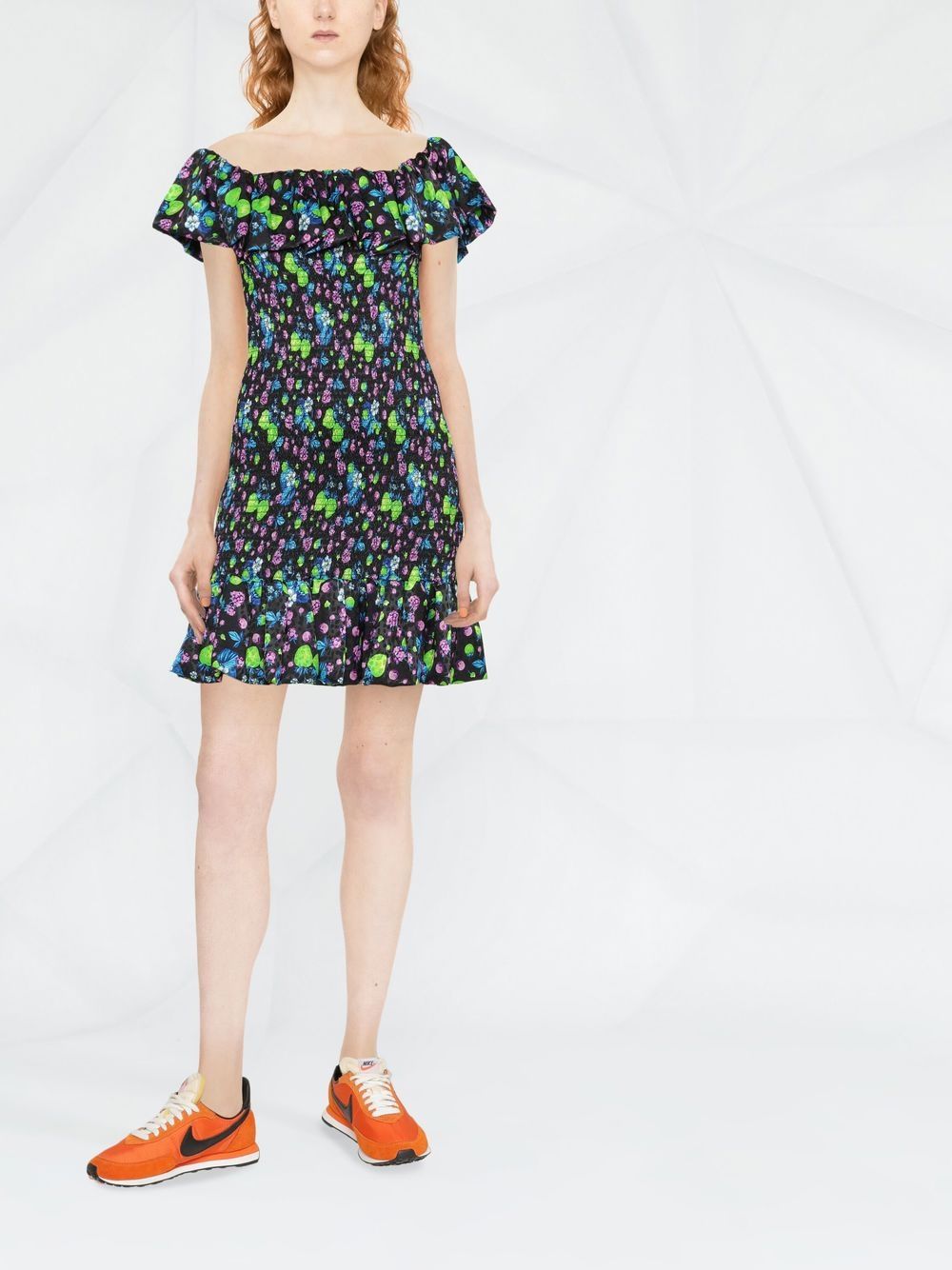 MSGM MSGM Berries Jacquard Mini Dress