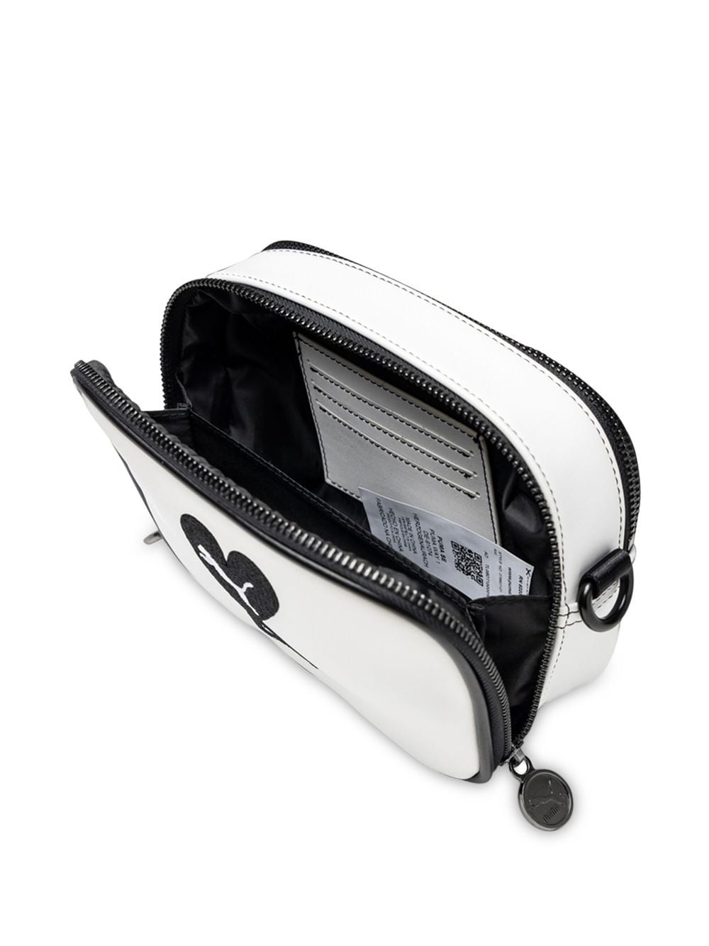 限定コラボ AMI PARIS × PUMA クロスボディバッグ ユニセックス Puma X Ami Paris Small Logo-Embroidered Messenger Bag - White