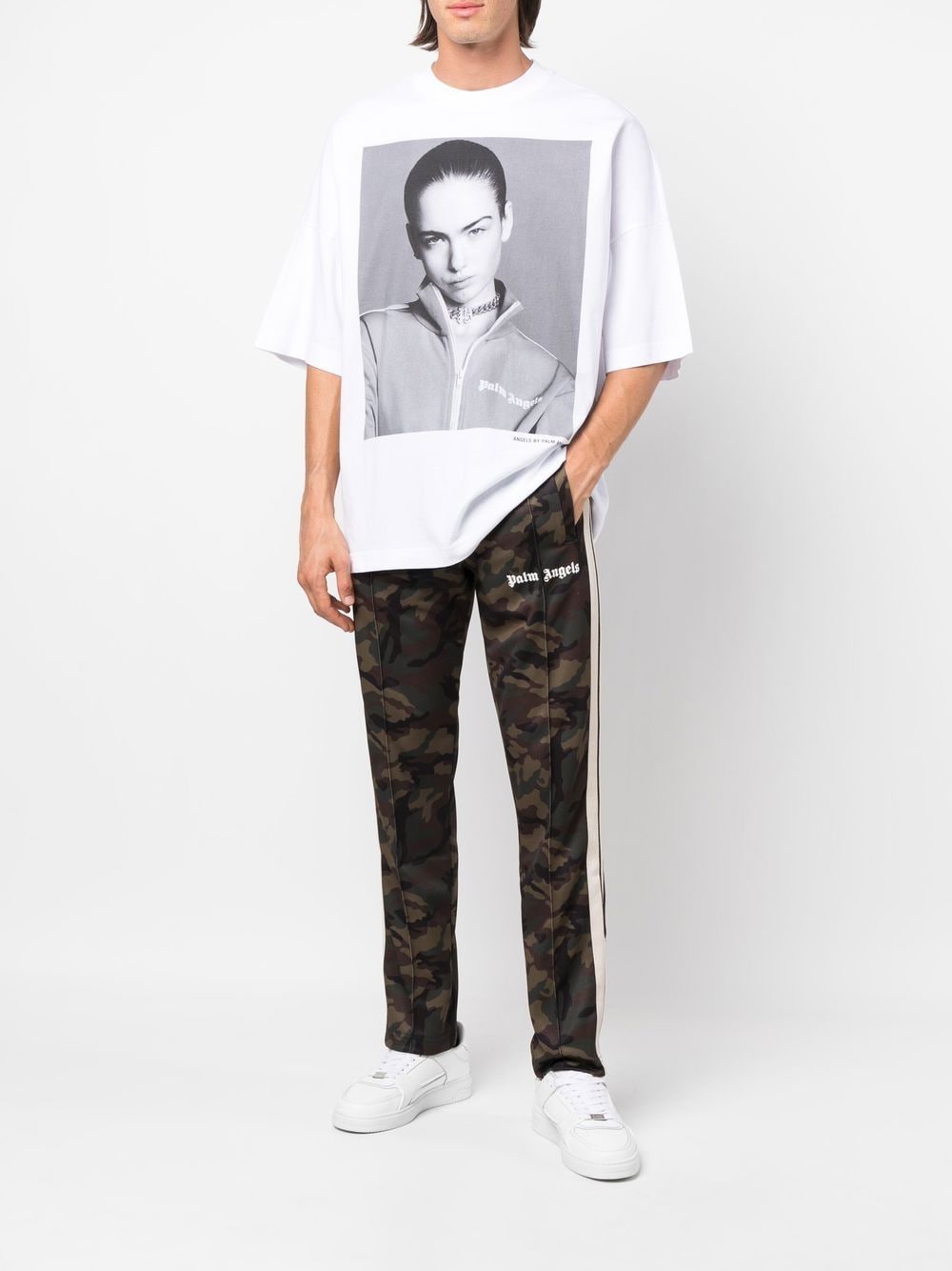 PALM ANGELS x sims photograph-print t-shirt