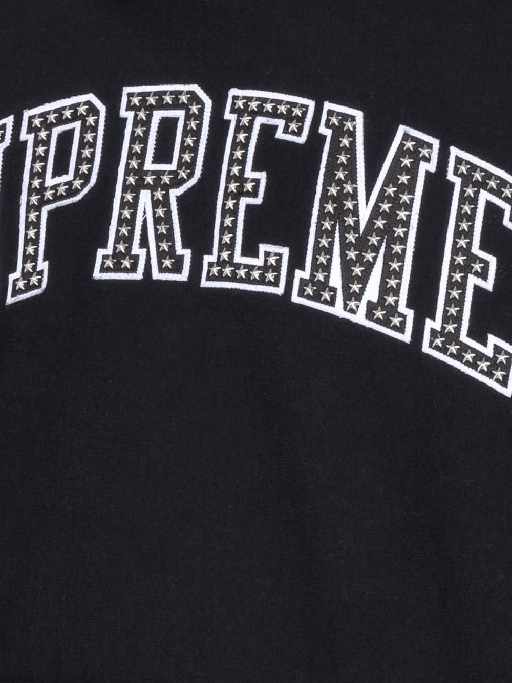 Supreme Stars Arc Stud-Embellished Hoodie - Black | Editorialist
