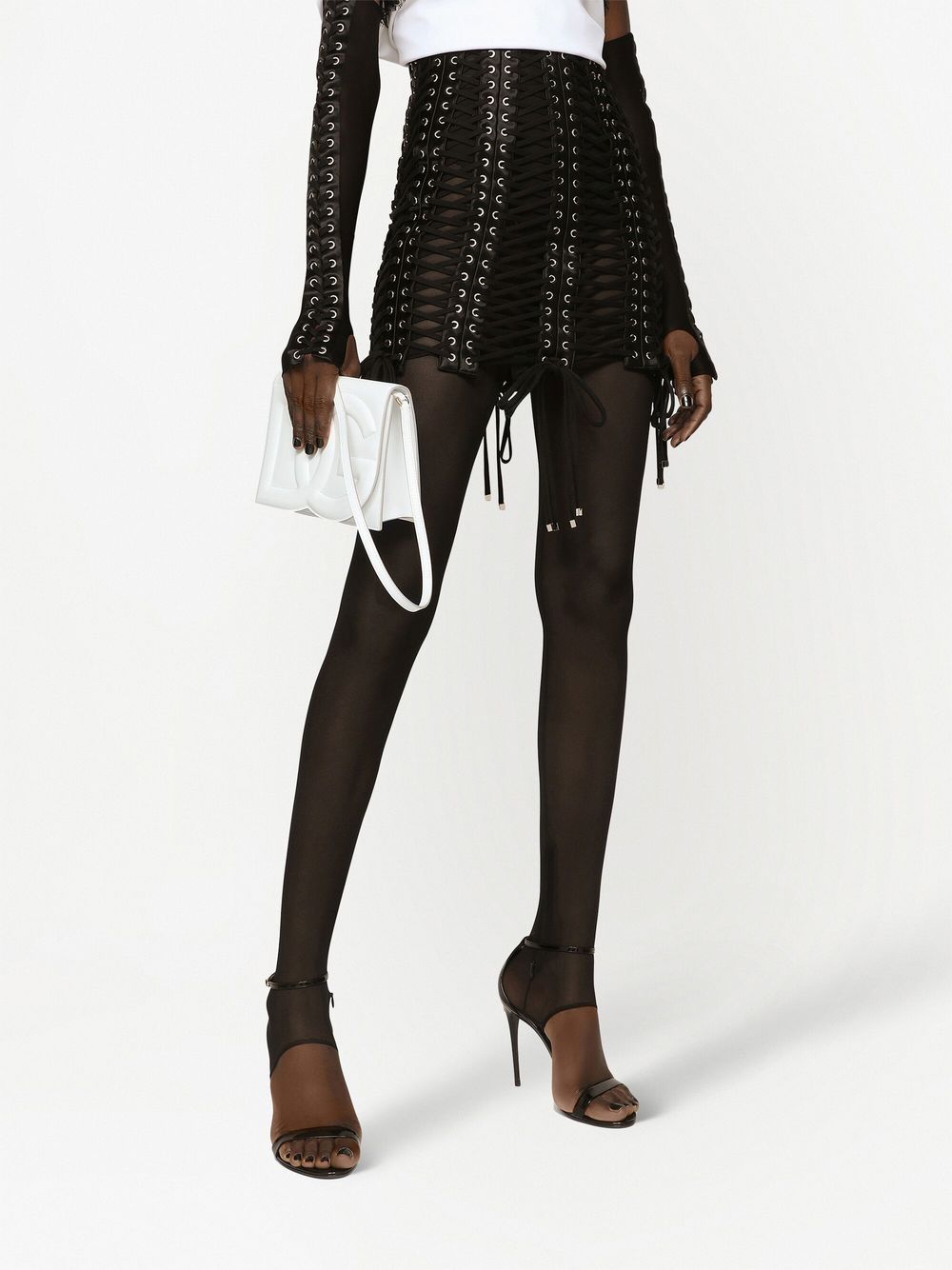 DOLCE & GABBANA Leather Cross Body Bag with Logo