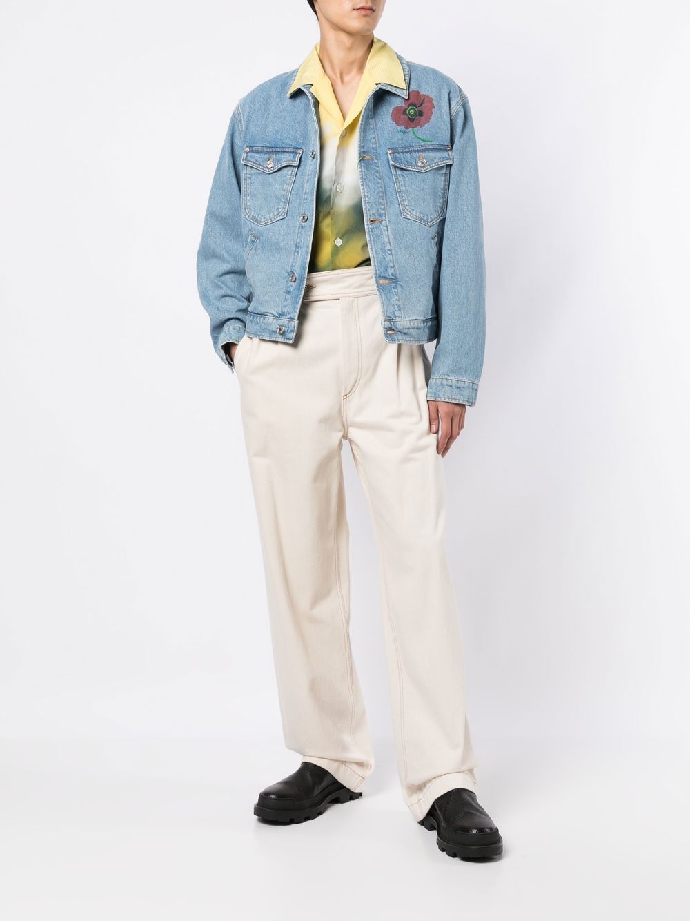 KENZO KENZO Floral-Print Trucker Jacket
