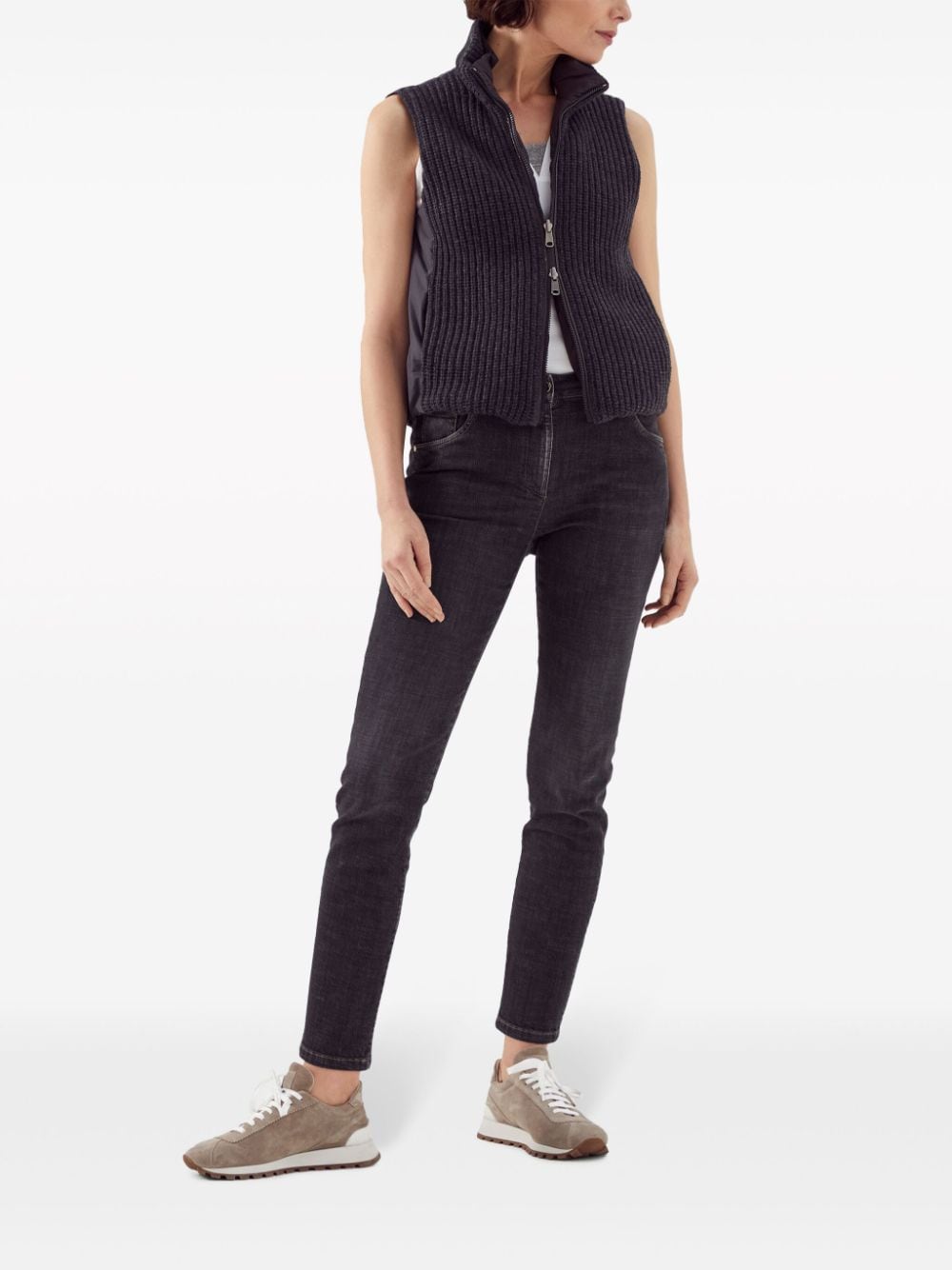 BRUNELLO CUCINELLI Brunello Cucinelli Reversible Padded Gilet