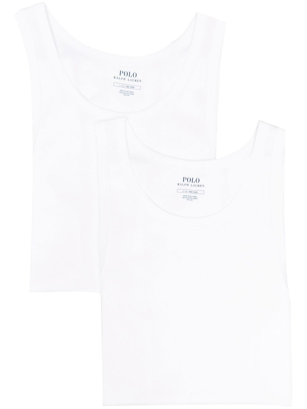 POLO RALPH LAUREN Polo Ralph Lauren Cotton Tank Top with Signature Motif