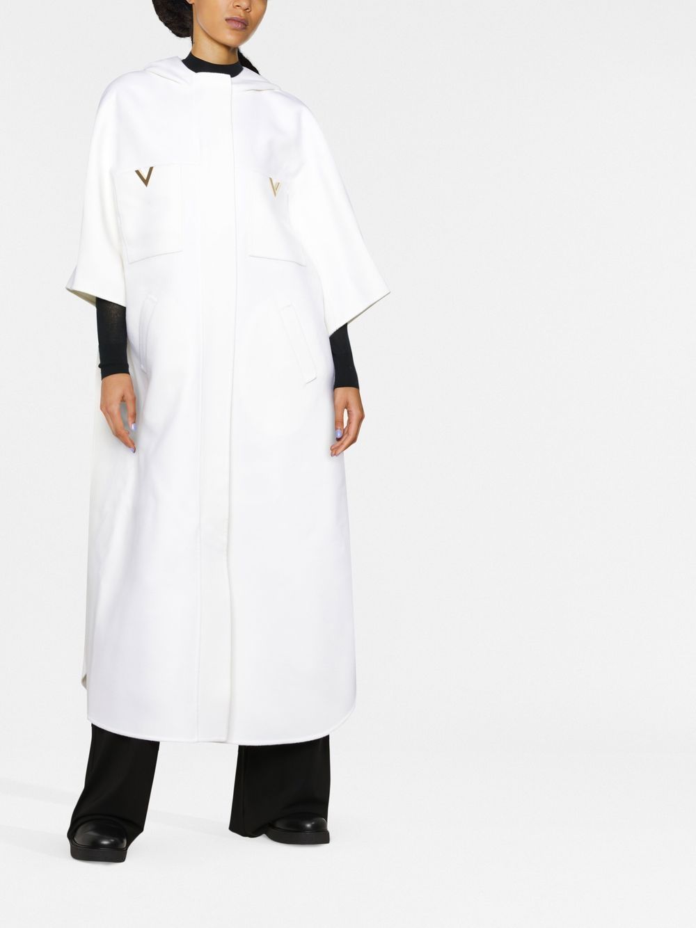 VALENTINO Valentino Garavani VGold Hooded Cape