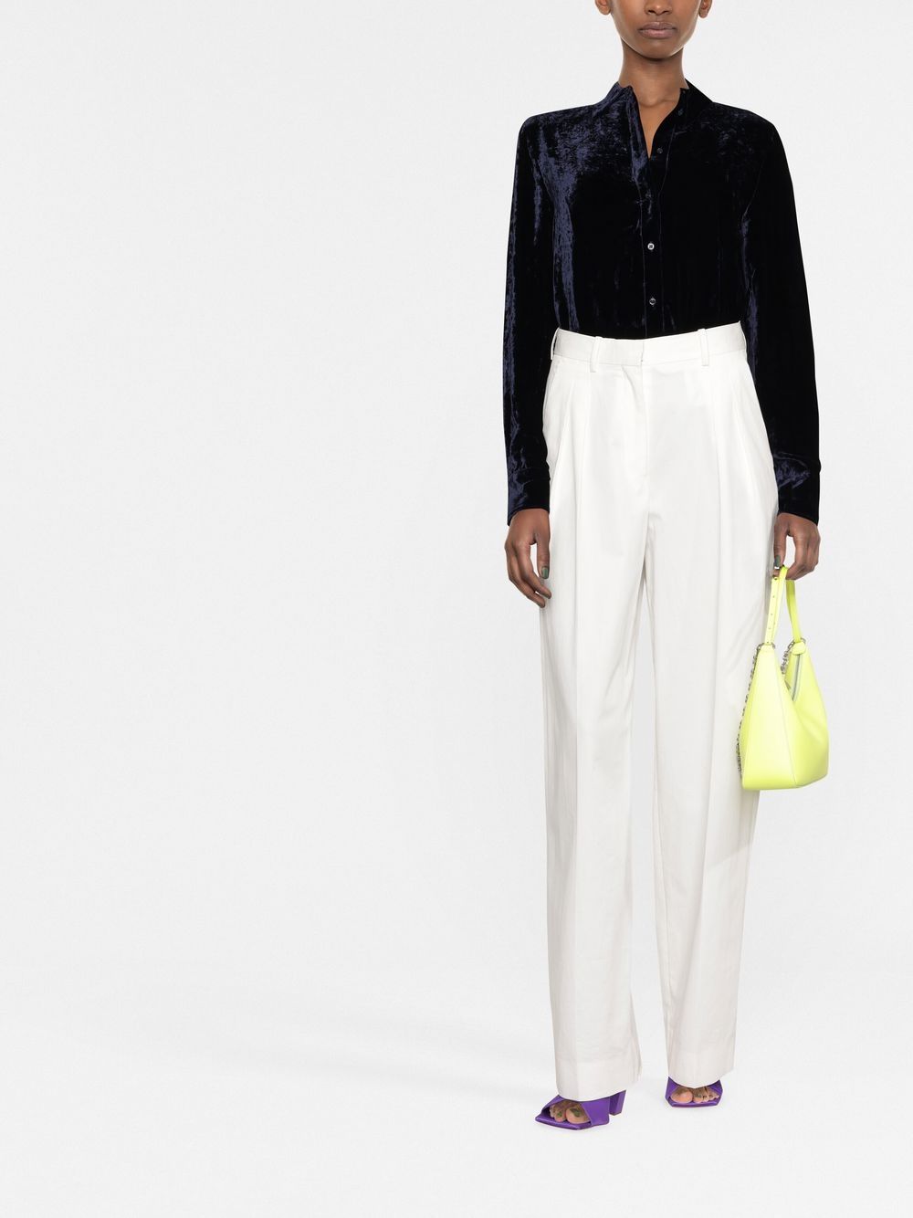 TOM FORD TOM FORD Velvet-Effect Shirt