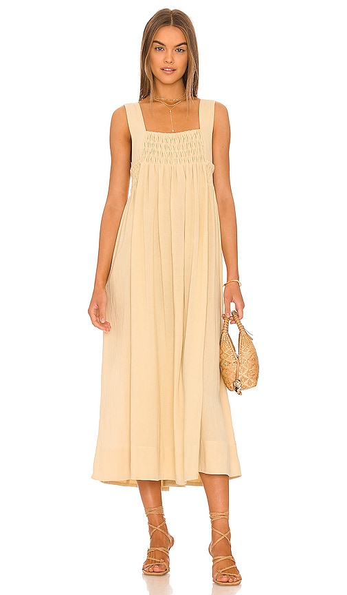 knee length dresses for ladies Delphine Midi Sleeveless Dress-Sapphire Blue