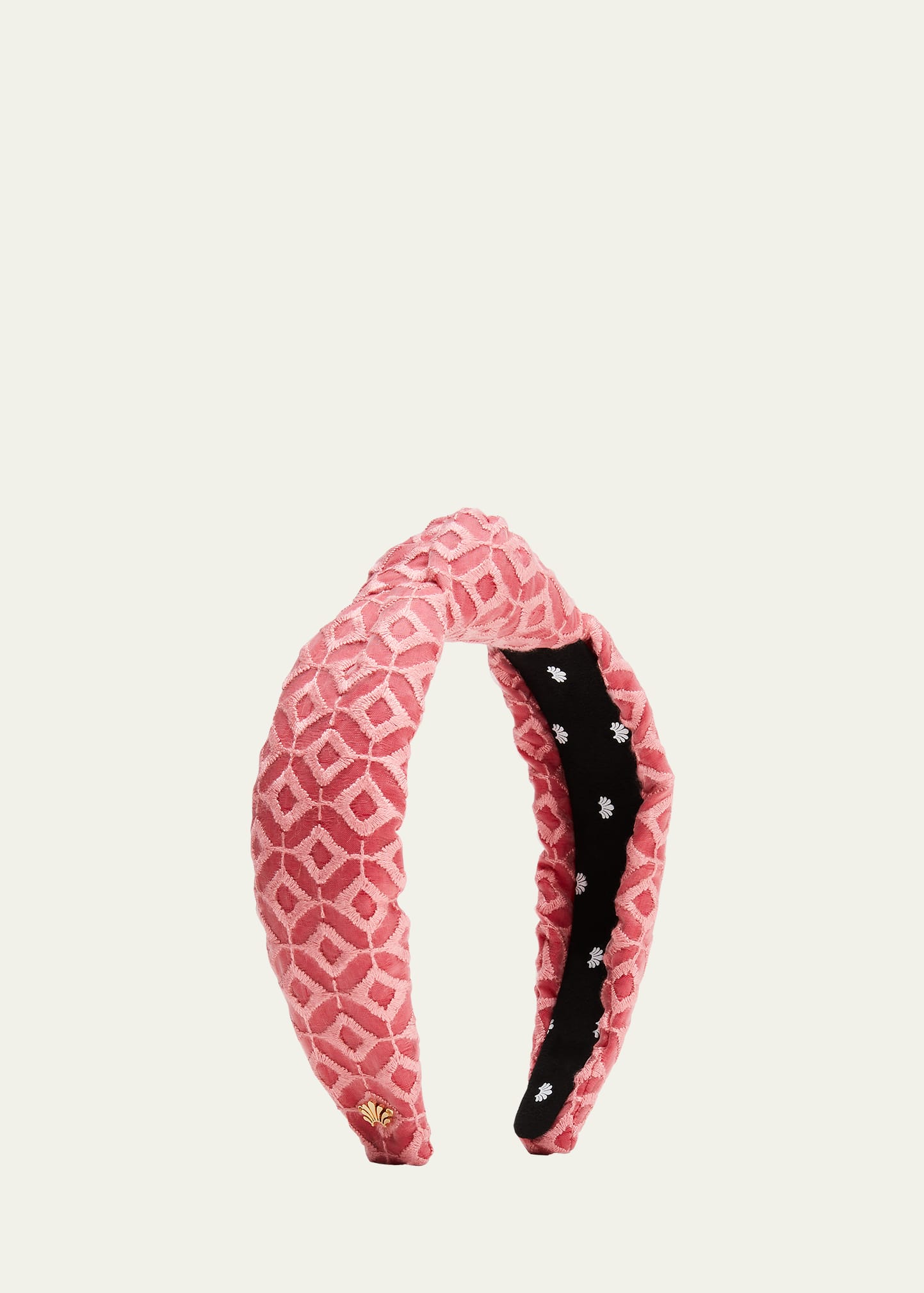 Lele sadoughi pink eyelet headband Shop the Lilly Pulitzer and Lele Sadoughi Headband Collaboration main image 2