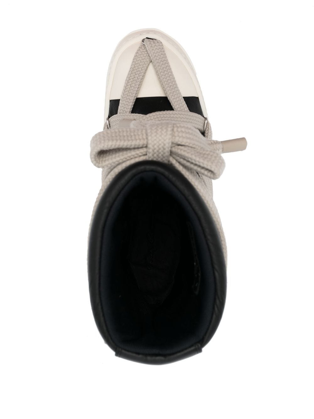 Rick Owens Jumbo Puffer Sneaker Boots In Black - 47% Off