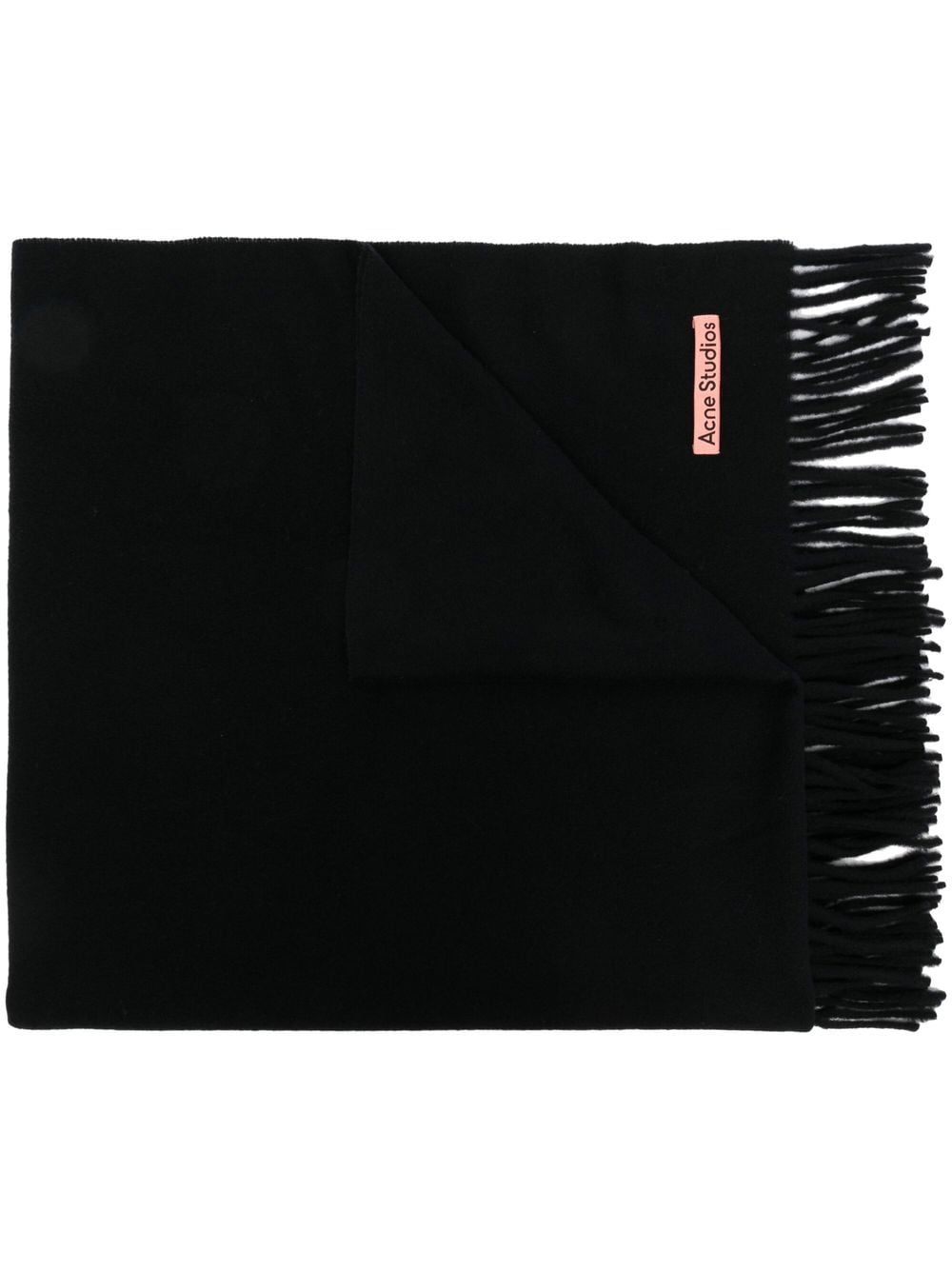 ACNE STUDIOS fringed wool scarf