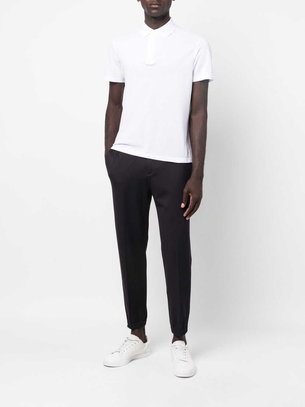 EMPORIO ARMANI Mid-Rise Tapered Trousers