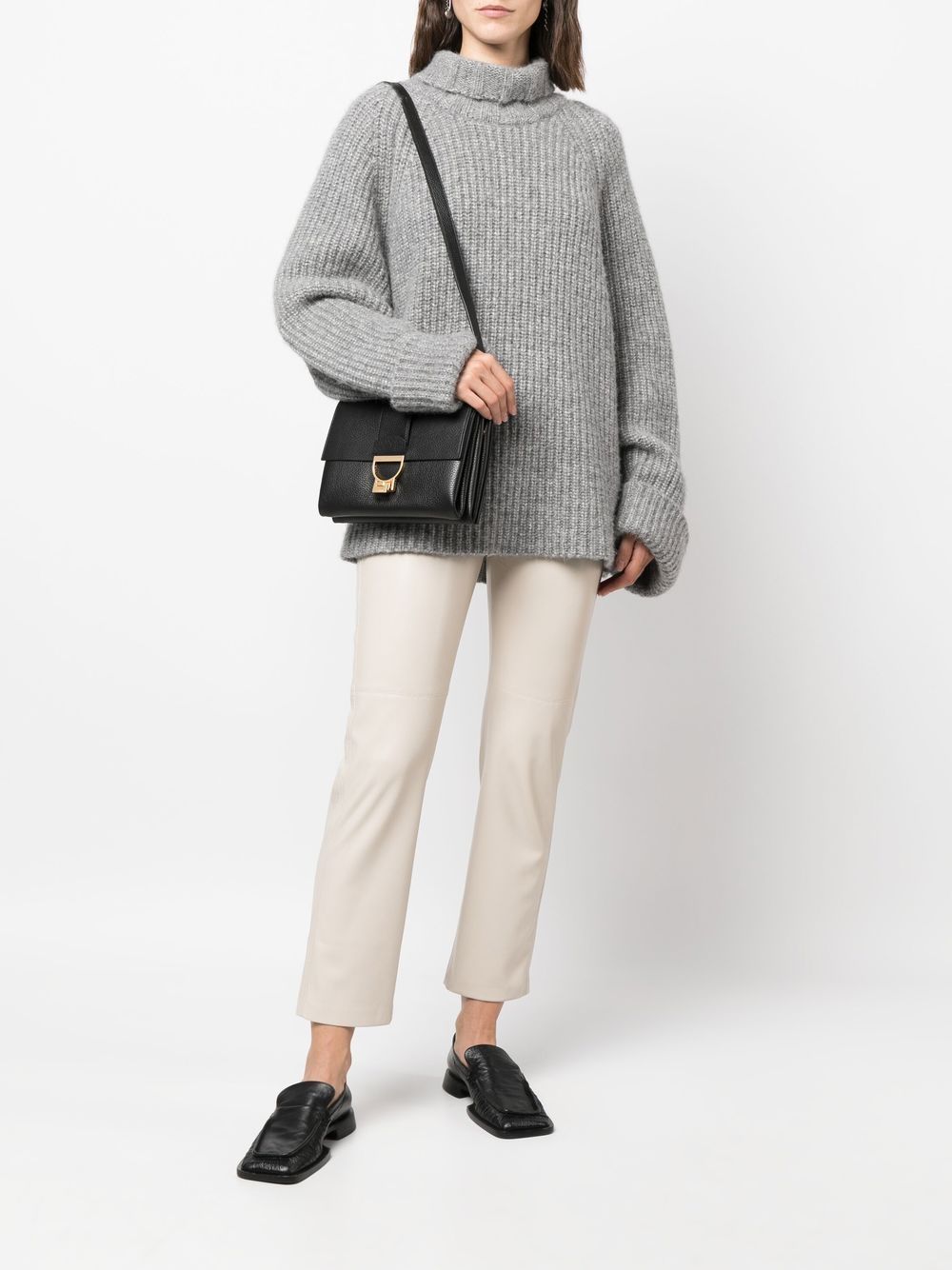 COCCINELLE Coccinelle Arlettis Pebbled-Leather Satchel