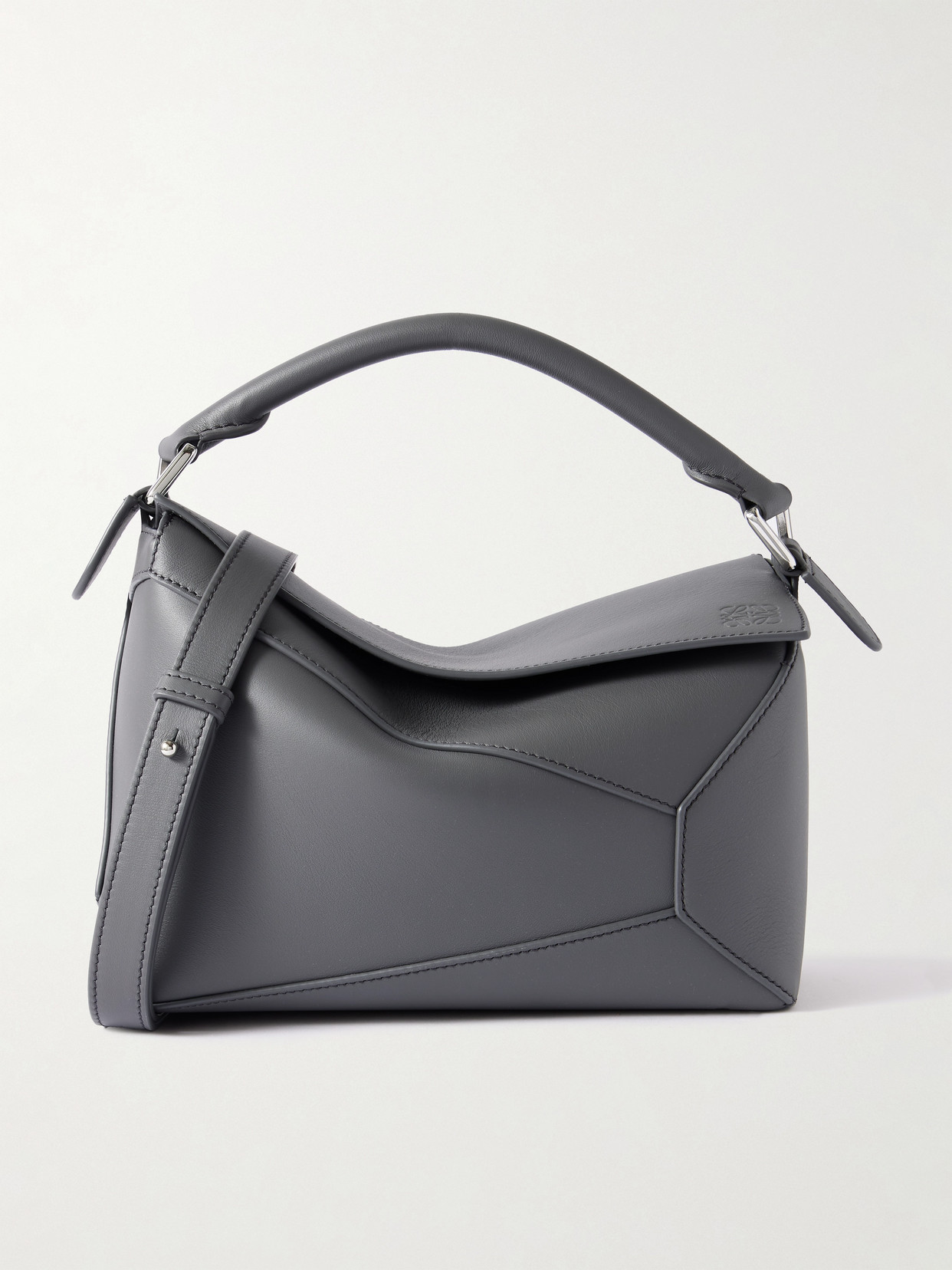 Loewe Puzzle Edge Small Shoulder Bag - Gray | Editorialist
