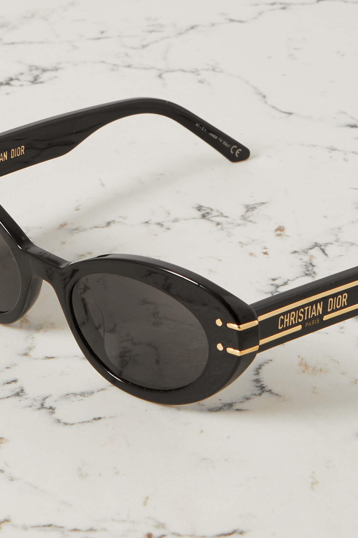 Dior Diorsignature B3u Cat-eye Sunglasses - Black | Editorialist