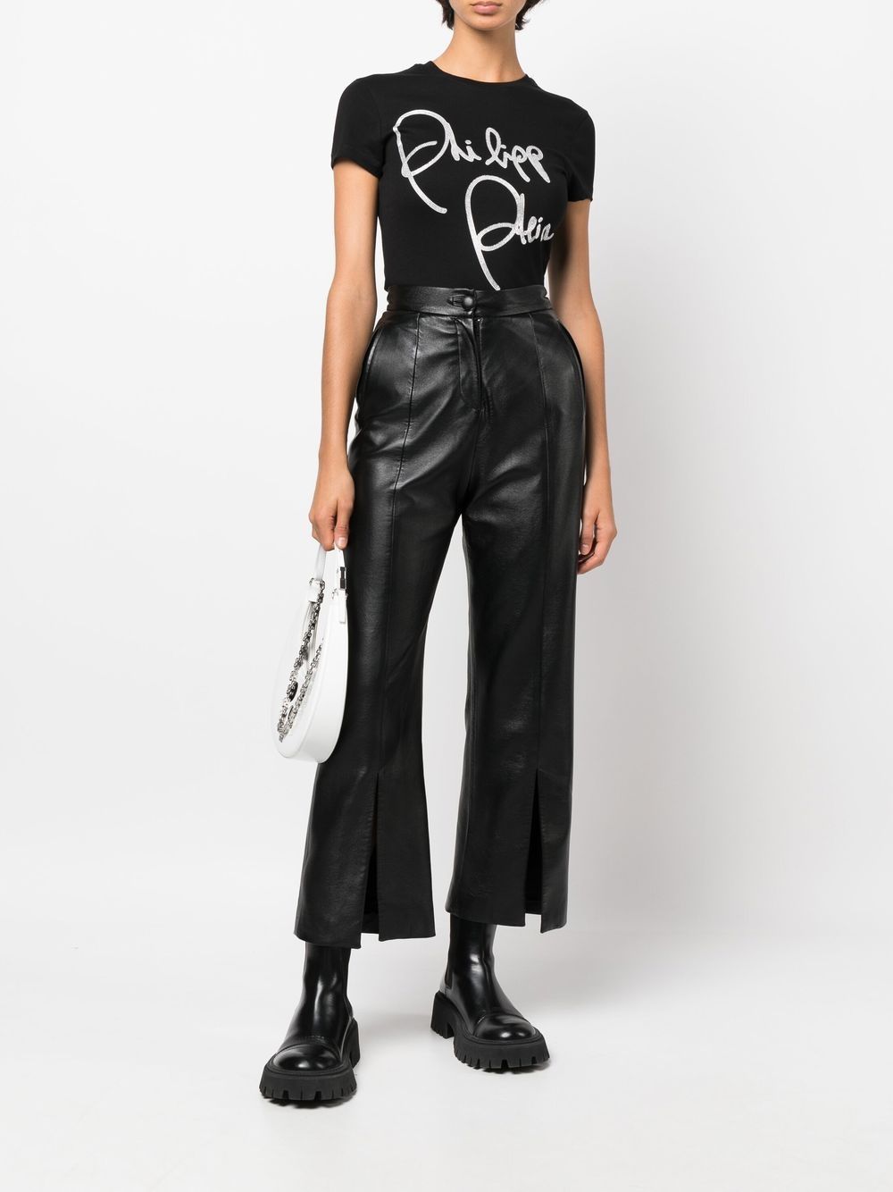 PHILIPP PLEIN Philipp Plein Logo-Print Cotton T-Shirt