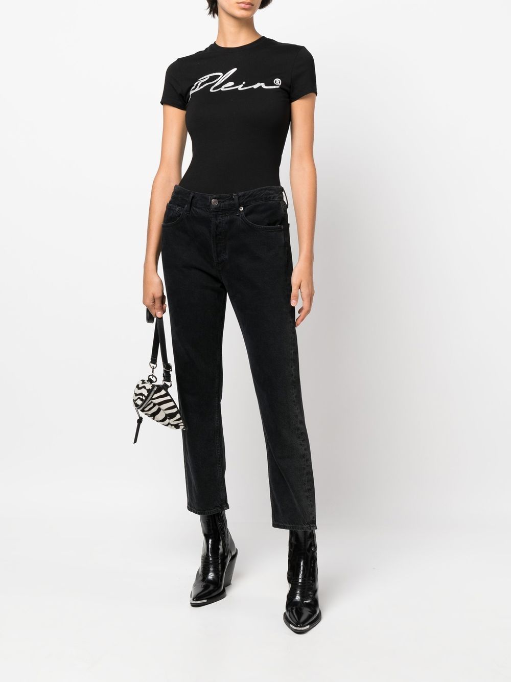 PHILIPP PLEIN Philipp Plein Crystal-Embellished Cotton T-Shirt