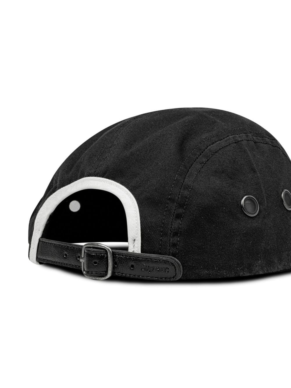 Supreme Two-Tone Camp Cap - Black | Editorialist