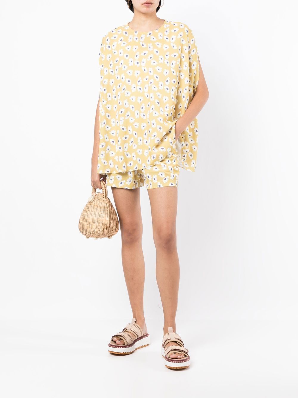 BAMBAH Bambah Daisy-Print Tunic Top