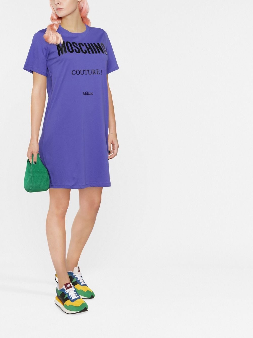 MOSCHINO Moschino Logo-Print T-Shirt Dress