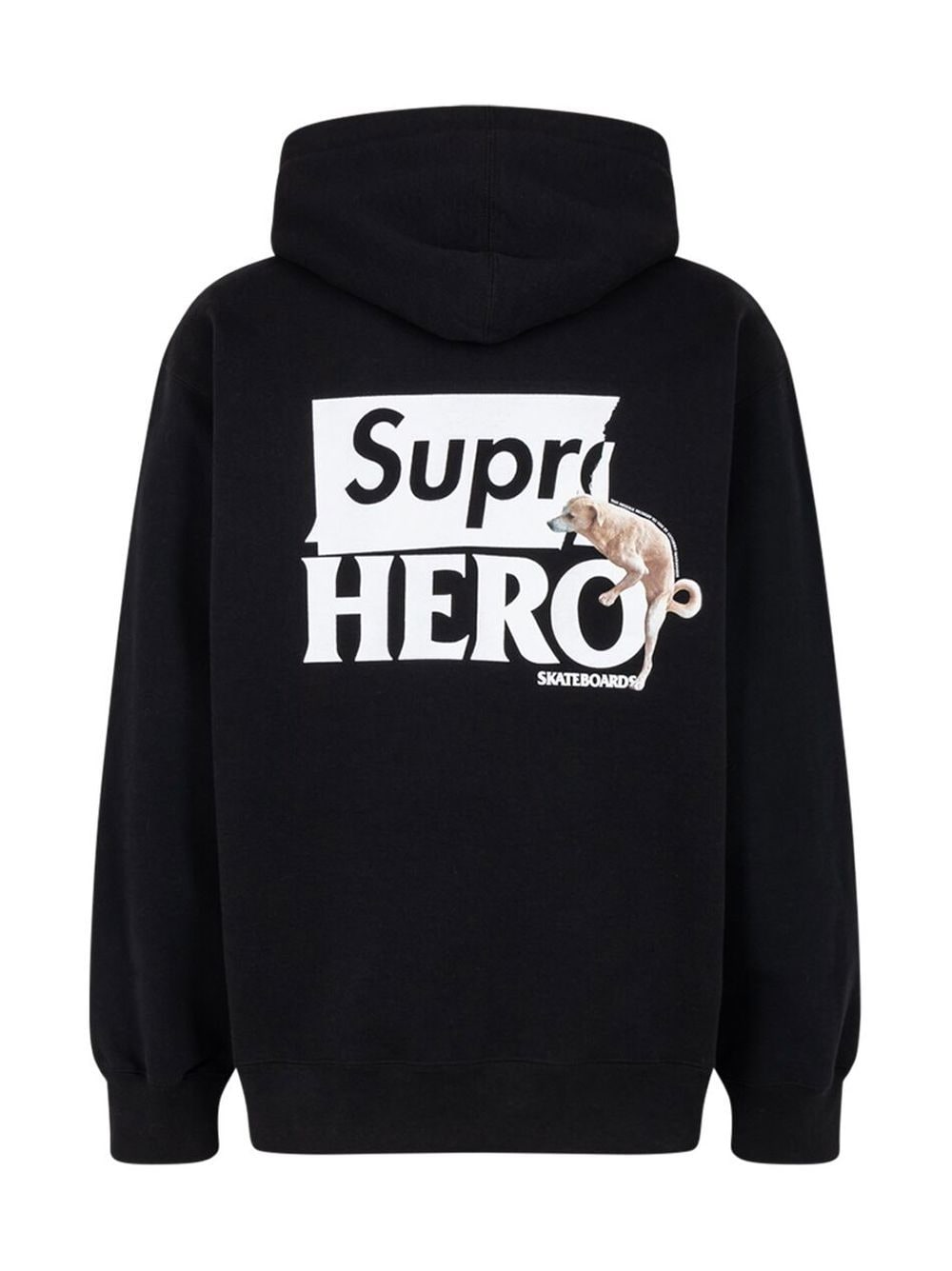 Supreme X Antihero Logo-Print Hoodie - Black | Editorialist