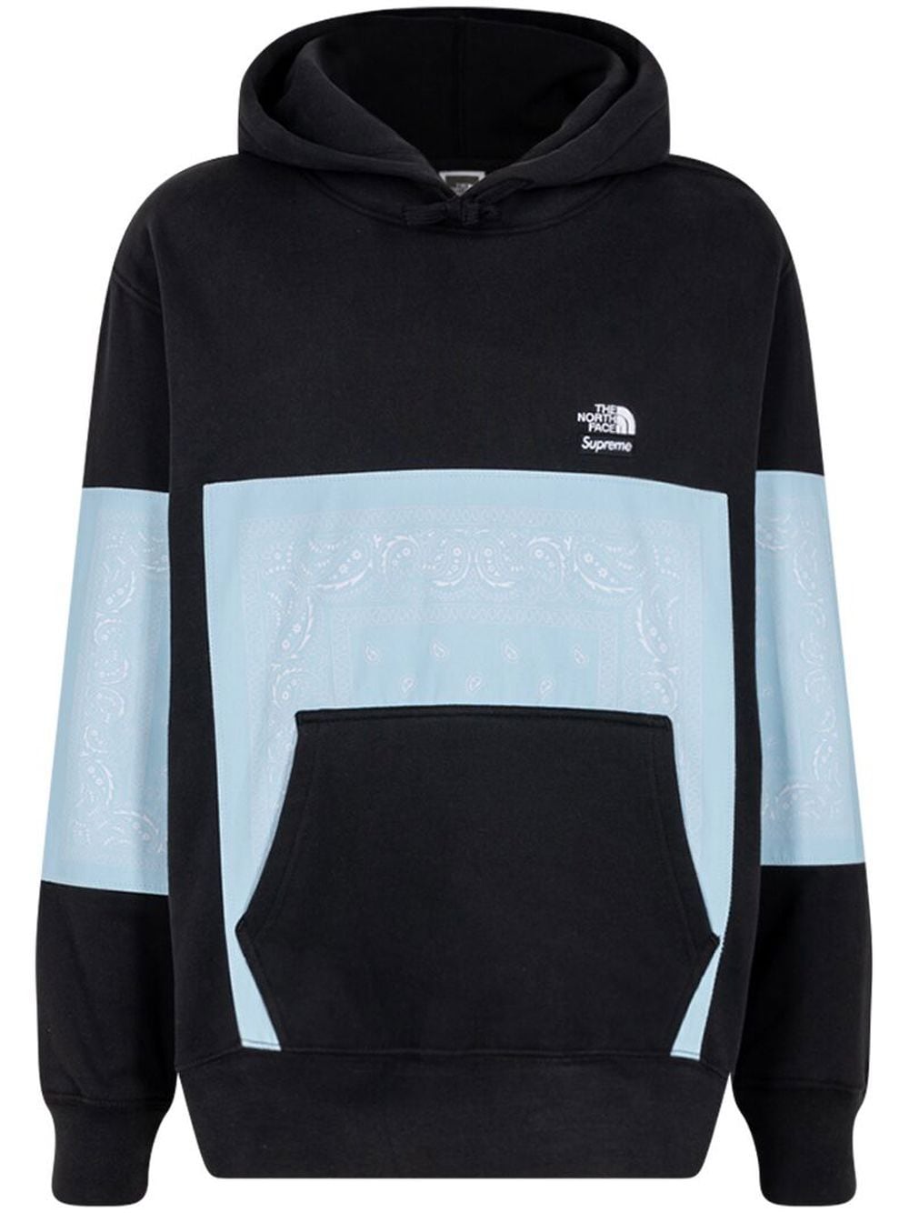 Supreme X The North Face Bandana-Print Hoodie - Black | Editorialist