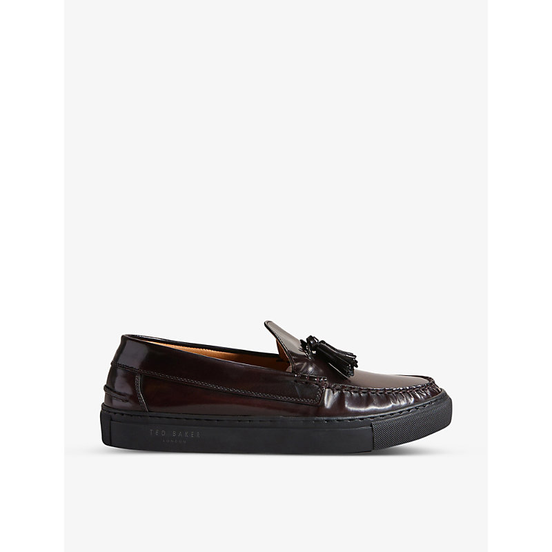 Ted Baker London Black Velvet Tassel Loafers Black Velvet Tassel Loafers for Men | Lookastic main image 3