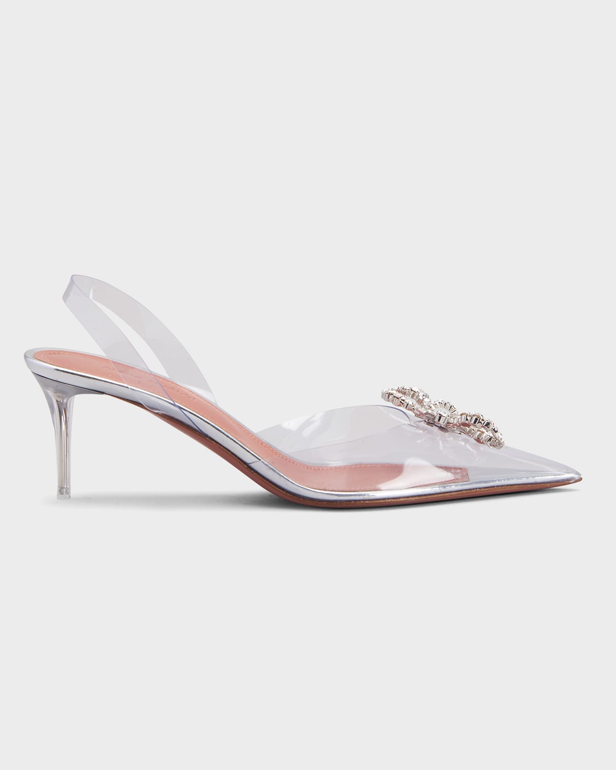 Amina Muaddi Rosie Pumps Pvc Transparent Editorialist