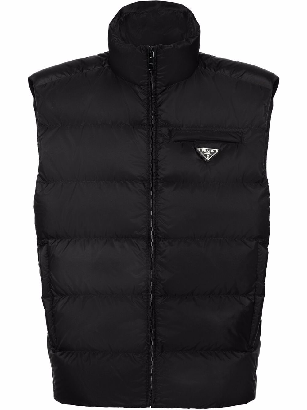Prada Re-Nylon Padded Gilet - Black | Editorialist