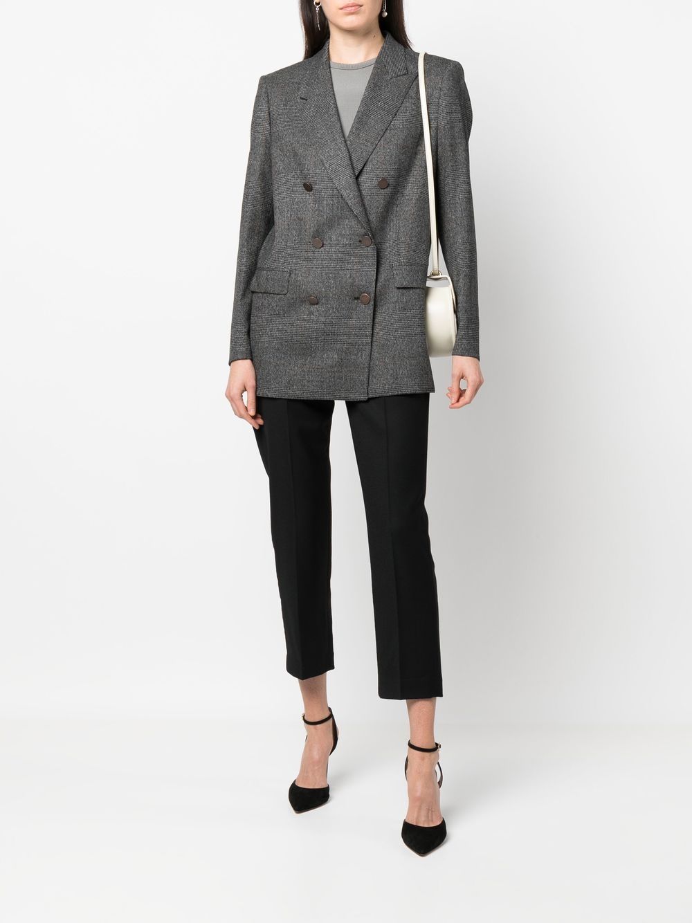 DONDUP DONDUP Low-Rise Tapered Cropped Trousers