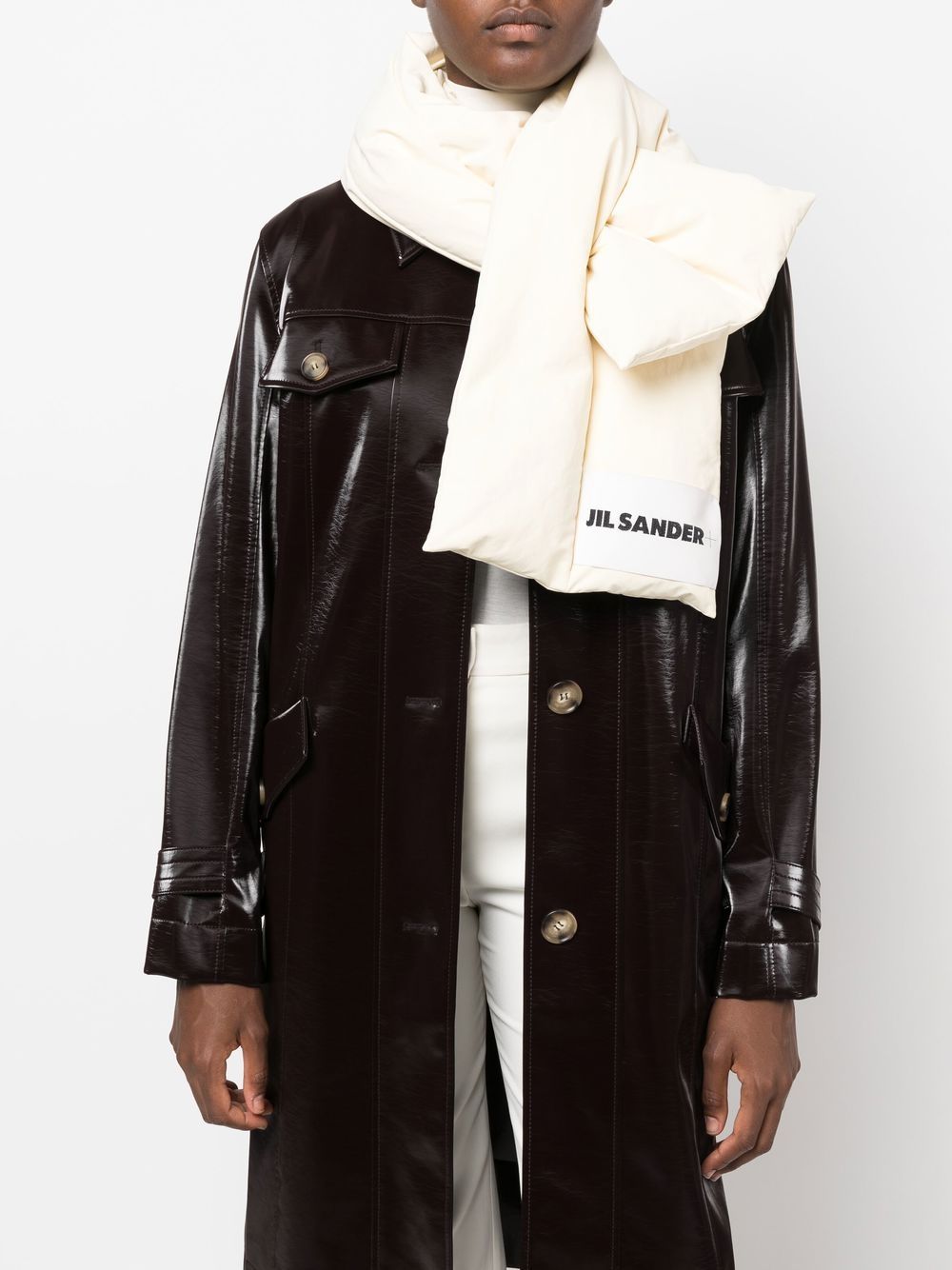 Jil Sander Down Scarf 01 - Dune - 43% Off | Editorialist