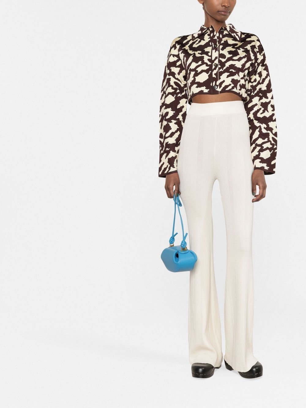 NANUSHKA Nanushka Animal-Print Cropped Jacket
