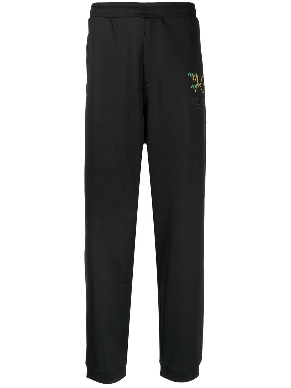 Julius Drop-Crotch Cropped Track Pants In Black - 47% Off