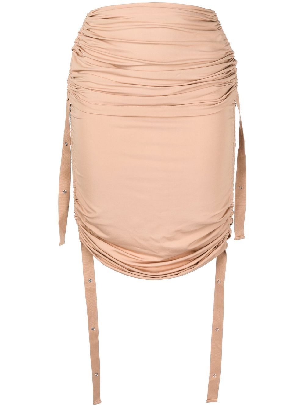 DION LEE Dion Lee Doric Ruched Midi Skirt