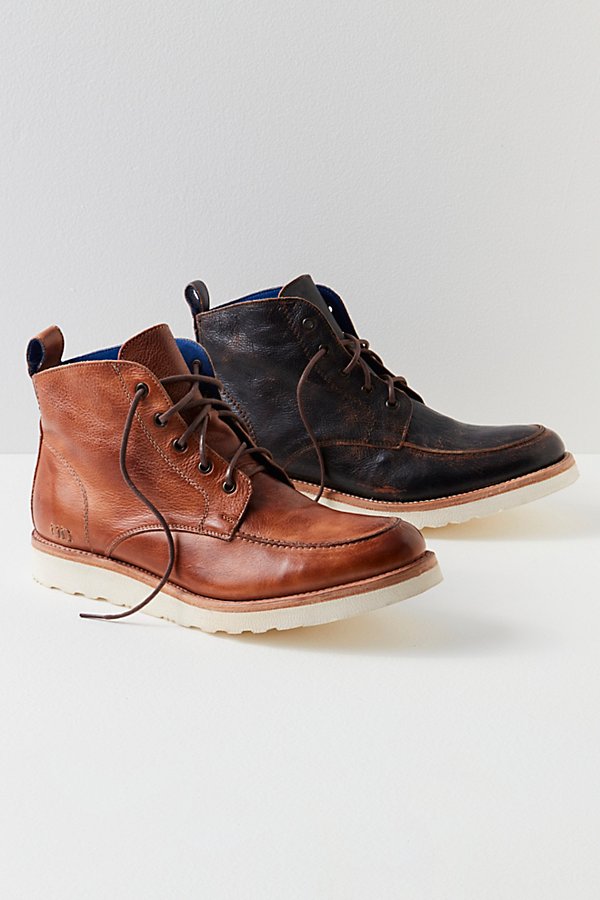 Bed Stu Lincoln Leather Boots - Black Lux | Editorialist display picture 2